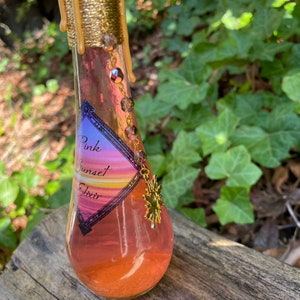 Pink Sunset Elixir | Decorative Color Changing Potion Bottle | Fantasy ...