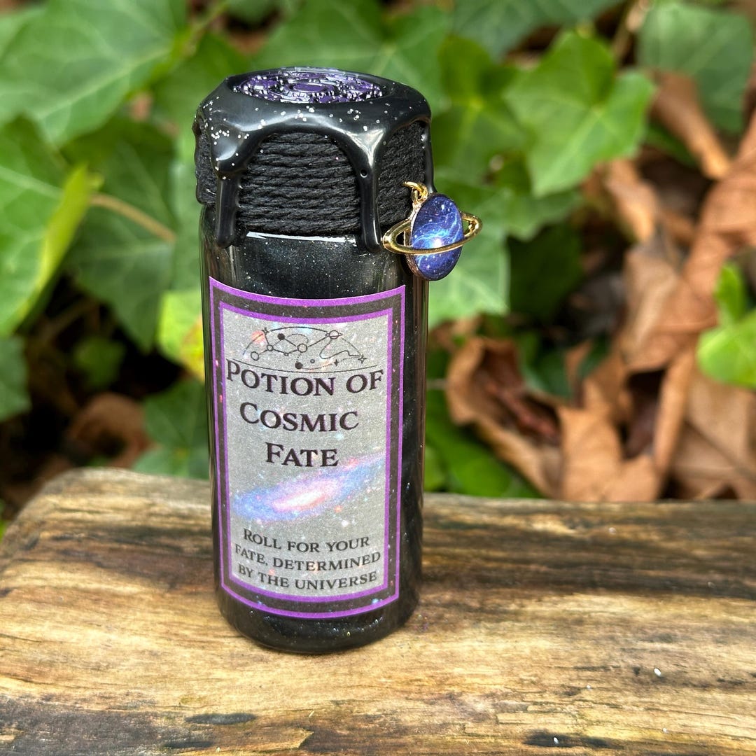 Potion of Cosmic Fate DICE Potion | Color Changing TTRPG Bottle ...