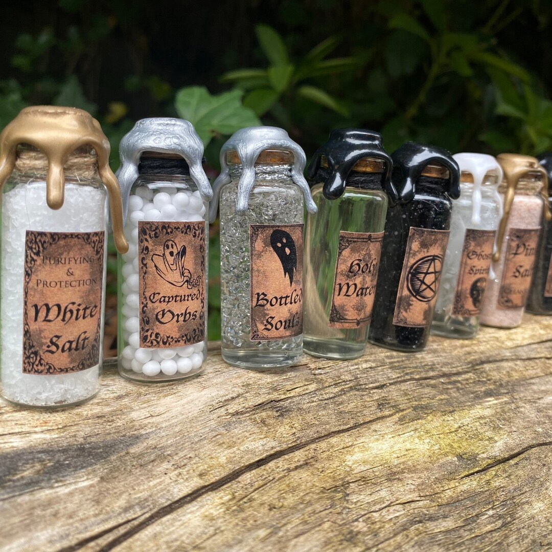 MINI Ghost Potions | Decorative Potion Bottles | Halloween Decor ...