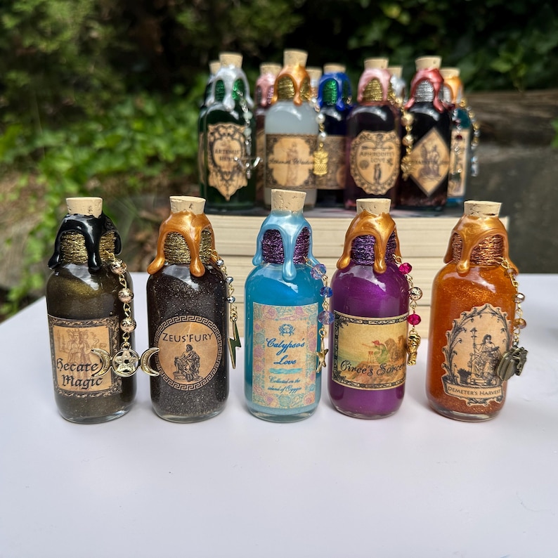 MINI Greek Mythology Potions | Color Changing Potion Bottle | God ...