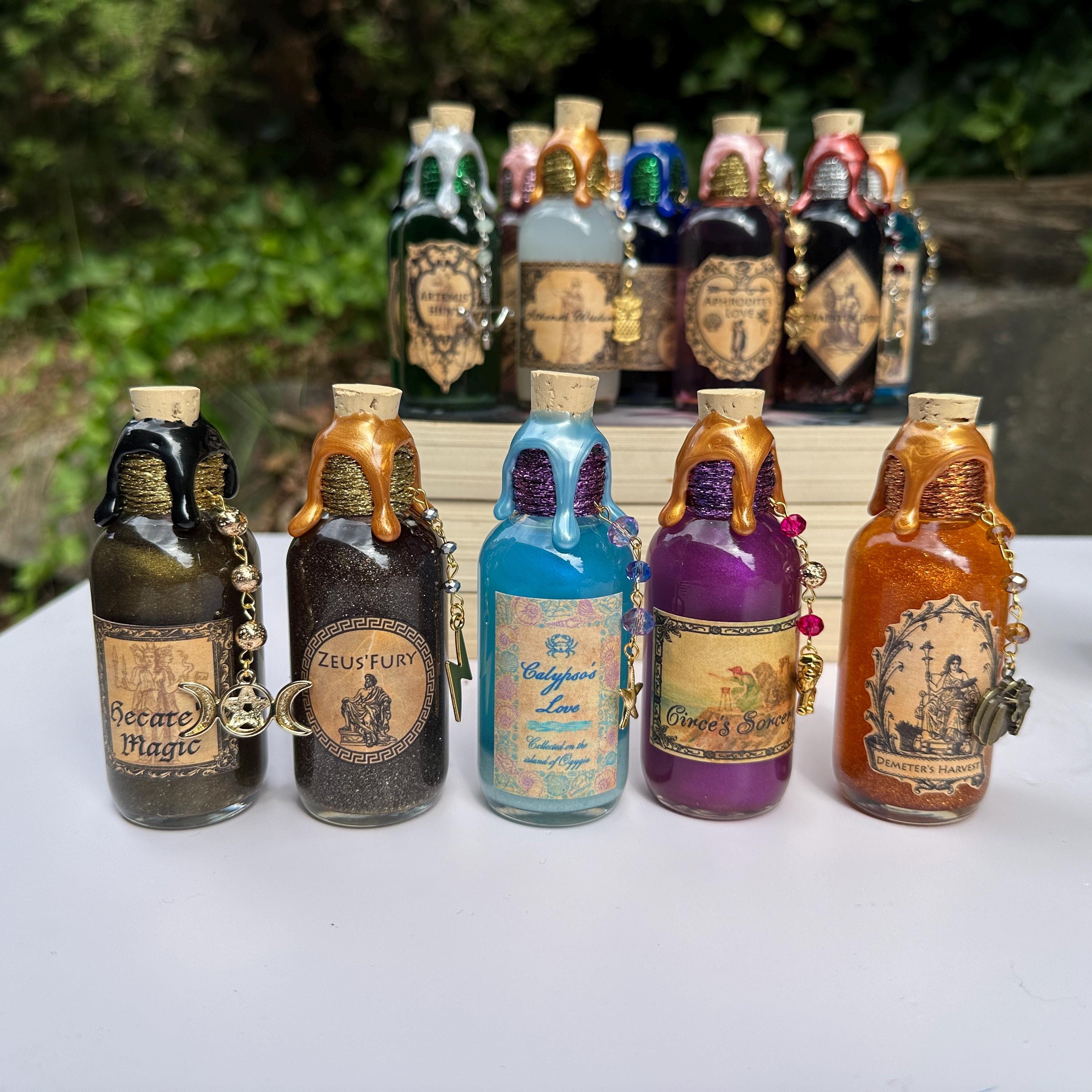 MINI Greek Mythology Potions | Color Changing Potion Bottle | God ...