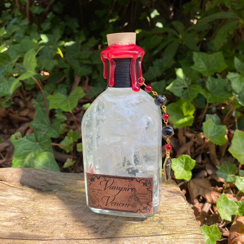 Vampire Venom Magical Apothecary Potion Bottle Witch and - Etsy