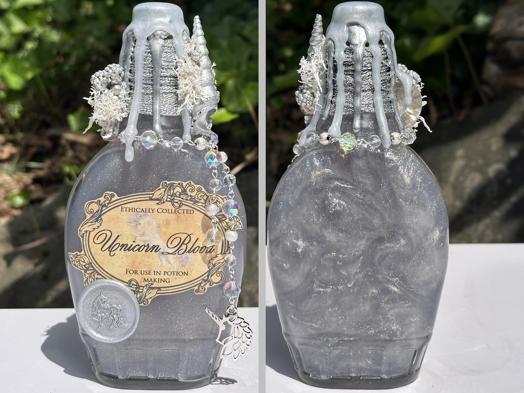 Unicorn Blood | Decorative Color Changing Potion Bottle | Witch and ...