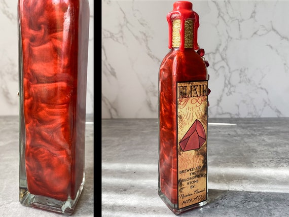 Elixir of Life Magical Apothecary Potion Bottle Witch and - Etsy