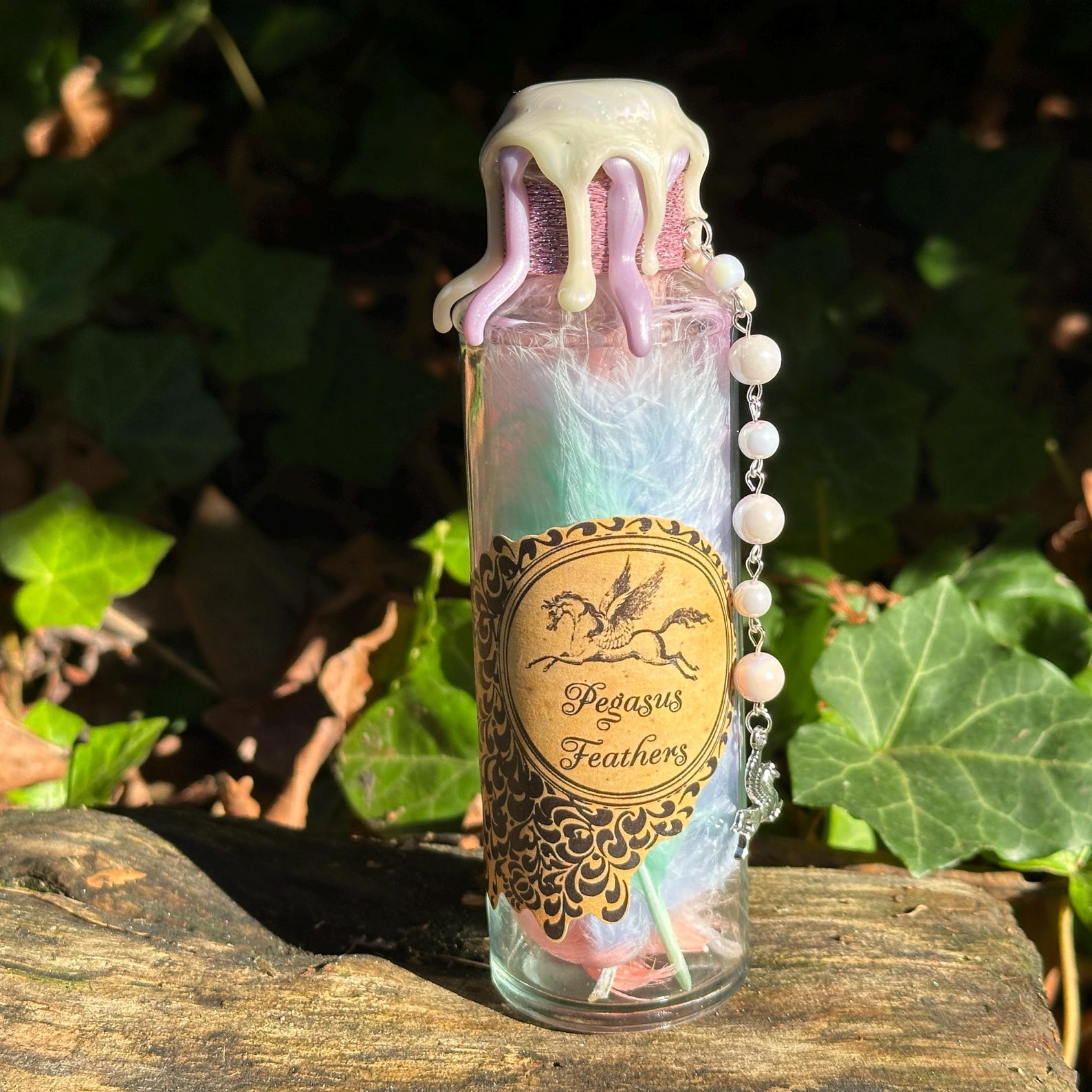 Pegasus Feathers | Greek Mythology Decorative Potion Bottle | Fantasy ...