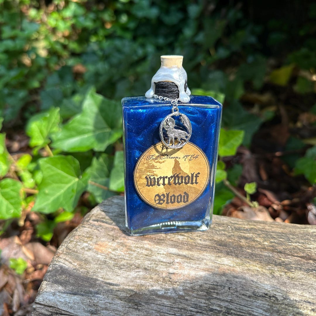 Werewolf Blood | Decorative Color Changing Potion Bottle | Halloween ...