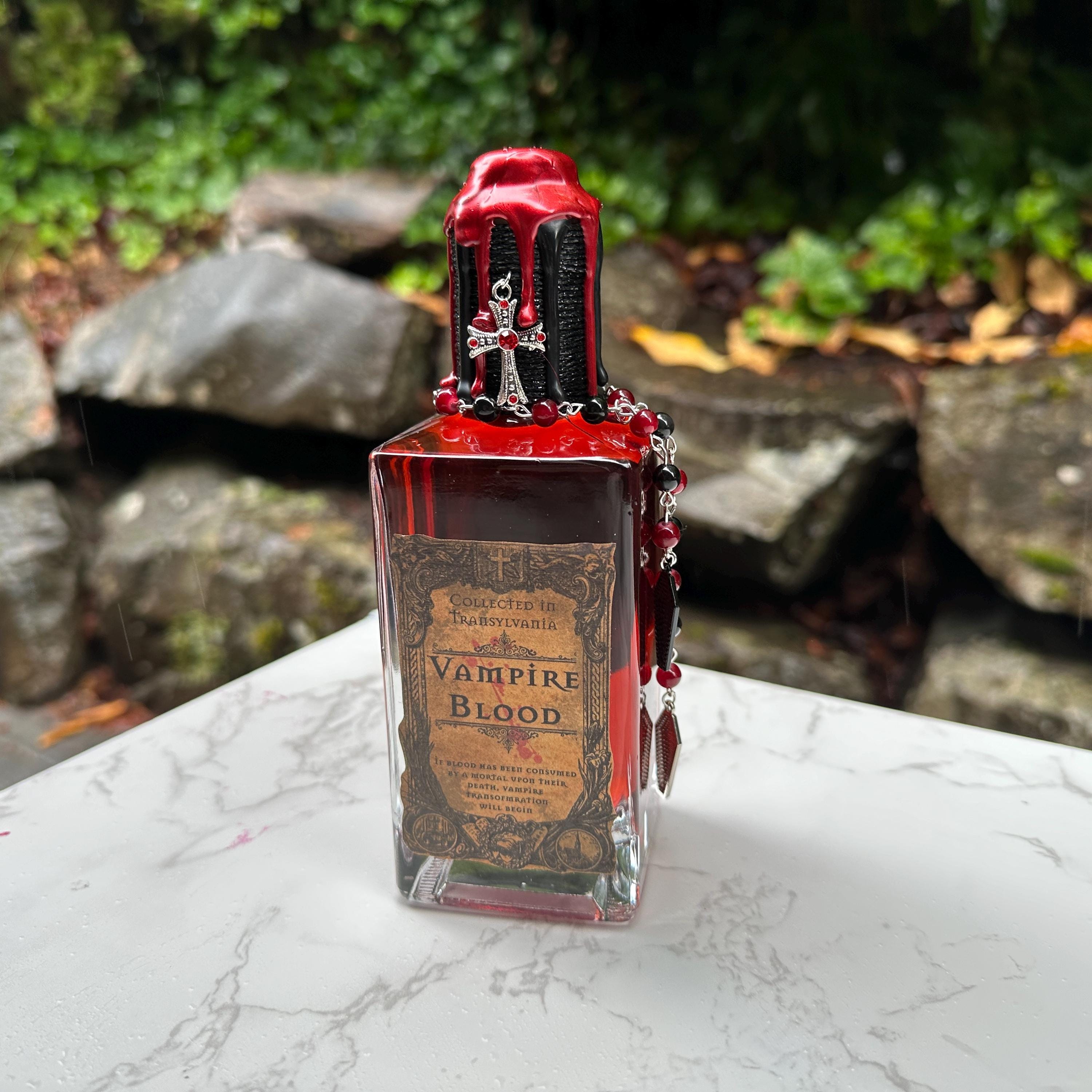 Vampire Blood | Decorative Color Changing Potion Bottle | Gothic Horror ...