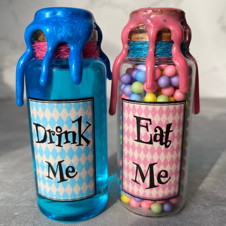 Wonderland MINI Potions Eat Me Drink Me Magic Potions - Etsy