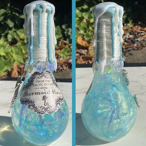 Arctic Mermaid Hair | Color Changing Decorative Fantasy Potion Bottle ...
