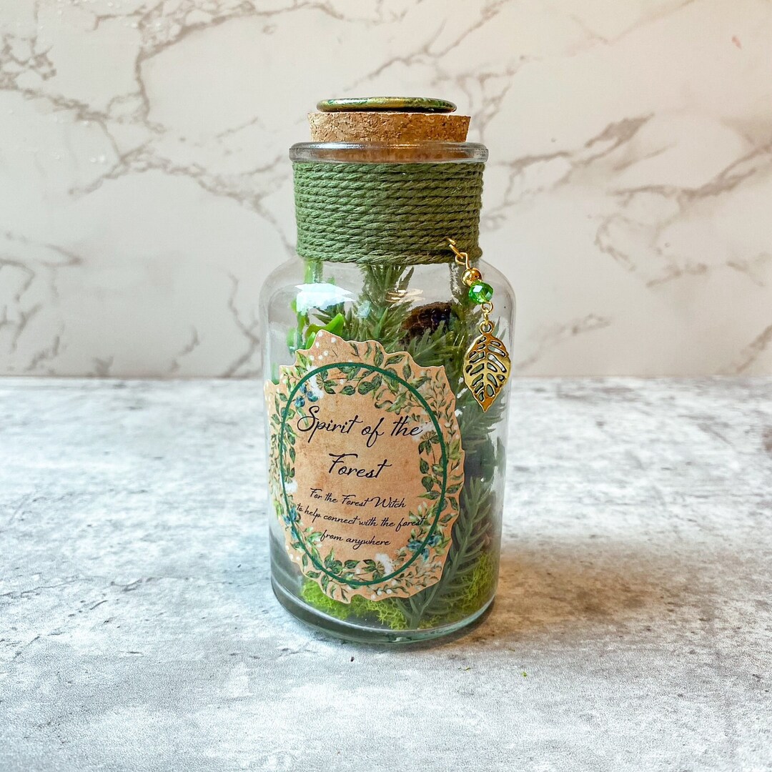 Spirit of the Forest | Decorative Potion Bottle | Nature Fantasy ...