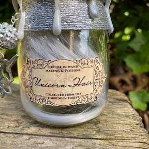 Unicorn Hair | Potion Ingredient | Magical Apothecary Potion Bottle ...
