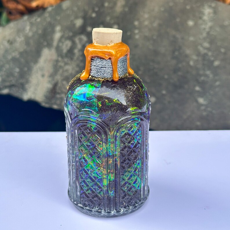Bottled Lightning | Decorative Color Changing Potion Bottle | Fantasy ...