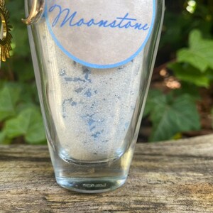 Powdered Moonstone & Sunstone | Decorative Potion Bottle | Crystal ...