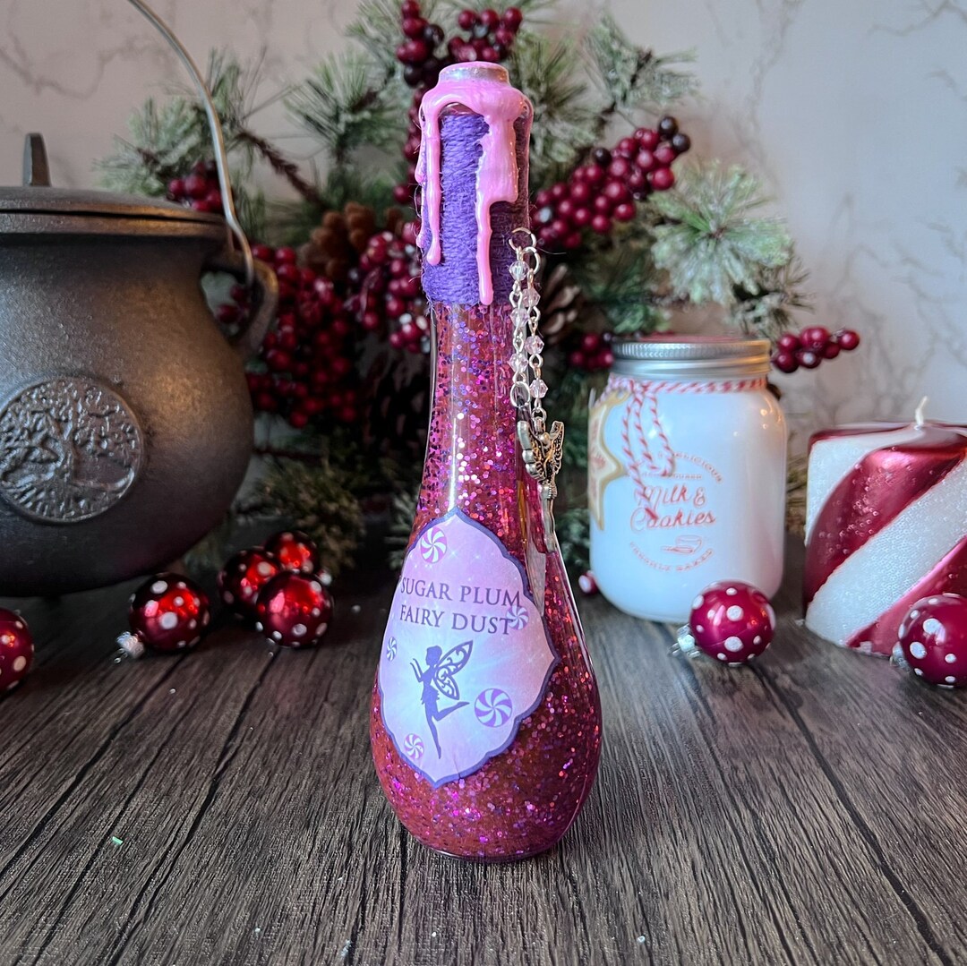 Christmas Fairy Dust | Magical Apothecary Potion Bottle | Witch and ...