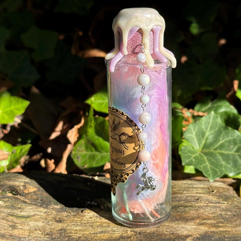 Pegasus Feathers | Greek Mythology Decorative Potion Bottle | Fantasy ...