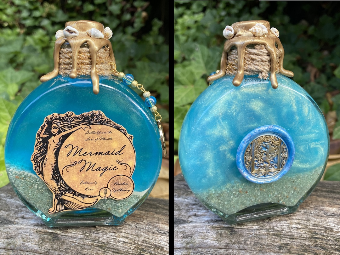 Mermaid Magic | Color Changing Potion | Mermaid Potion Bottle | Witch ...