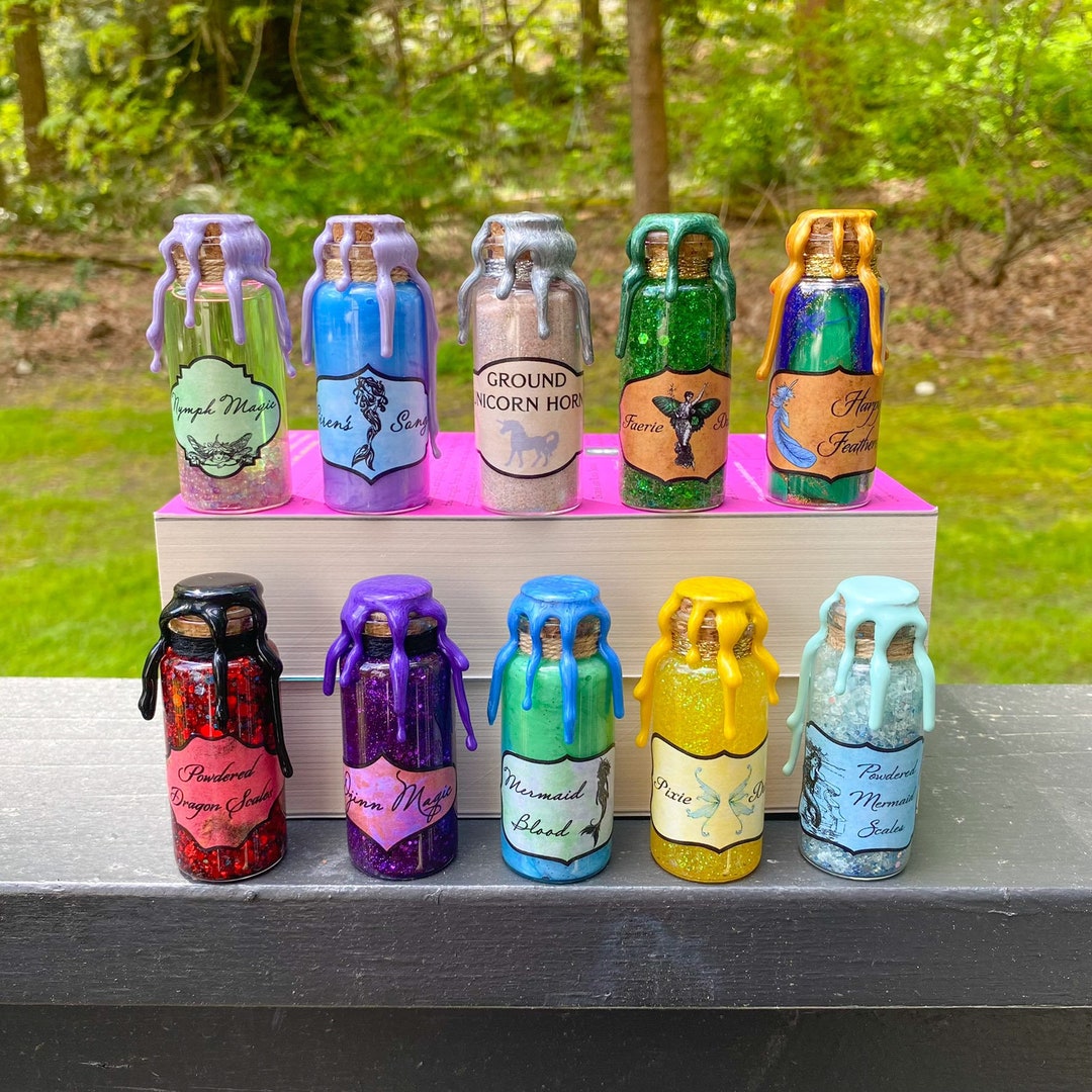 MINI Fantasy Potions | Magical Apothecary Potion Bottle | Witch and ...