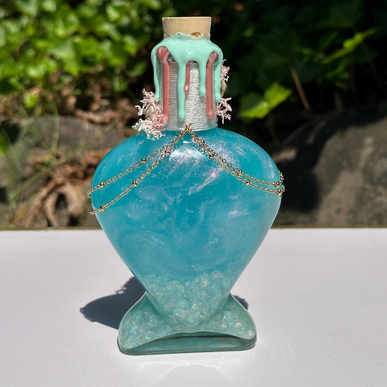 Mermaid Cove | Decorative Color Changing Potion Bottle | Fantasy ...