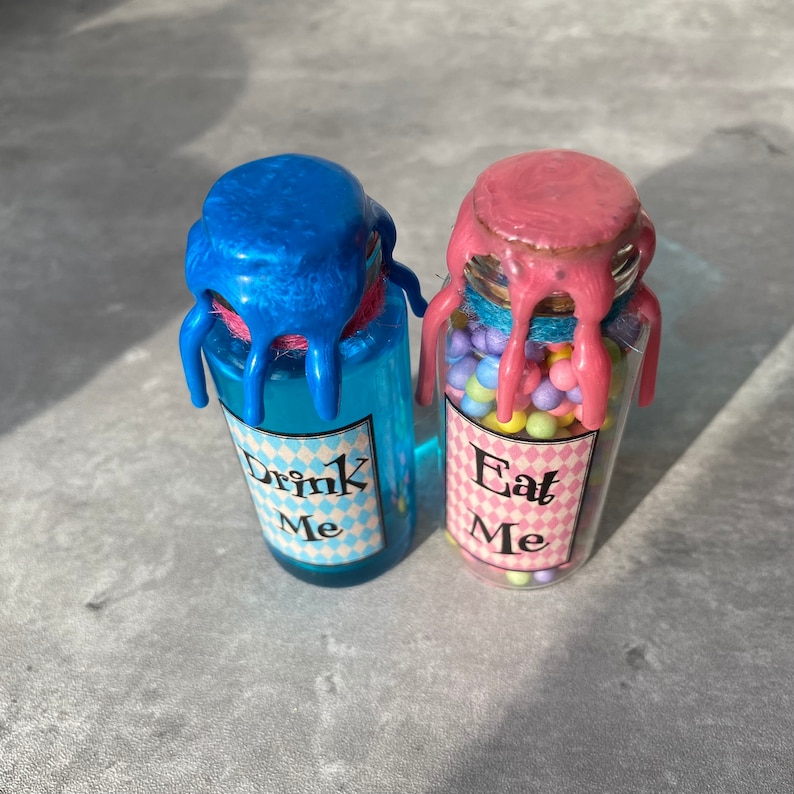 Wonderland MINI Potions | Eat Me | Drink Me | Decorative Potion Bottle ...