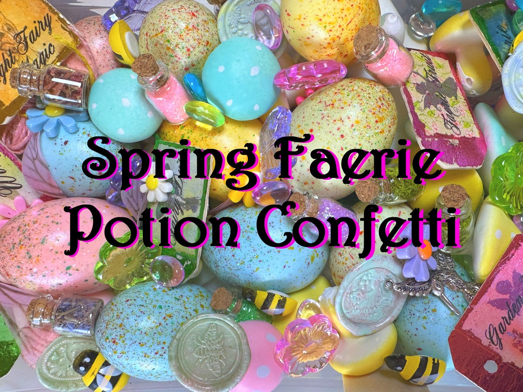 Spring Faerie Potion Confetti | Trinket Mix | Confetti Scoop | Confetti ...
