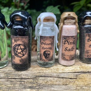 MINI Ghost Potions | Decorative Potion Bottles | Halloween Decor | Gothic Horror Decorations - Etsy