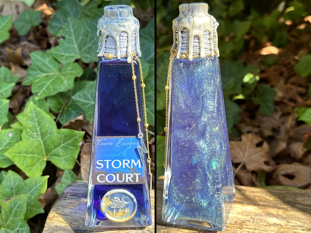 Storm Court | Color Changing Decorative Potion Bottle | Faerie Fantasy ...