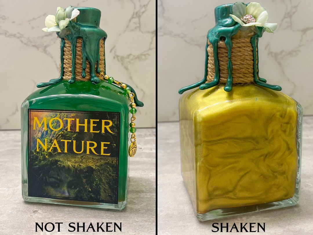 Mother Nature Color Changing Potion Bottle Magical Apothecary Potion ...