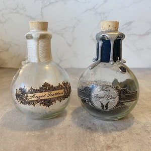 Angel Feathers | Magical Apothecary Fantasy Potion Bottle | Decorative ...