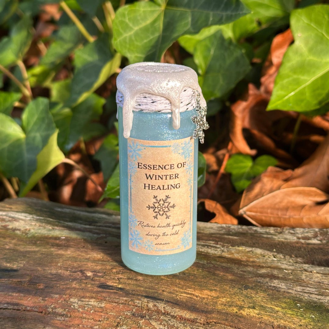 Winter Healing DICE Potion | Color Changing TTRPG Bottle | Fantasy Prop ...