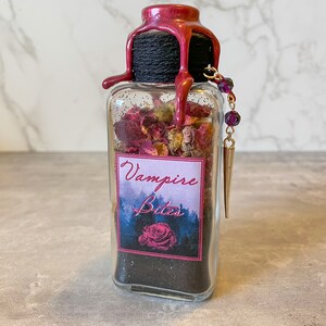 Vampire Bites | Decorative Potion Bottle | Halloween Gothic Horror ...