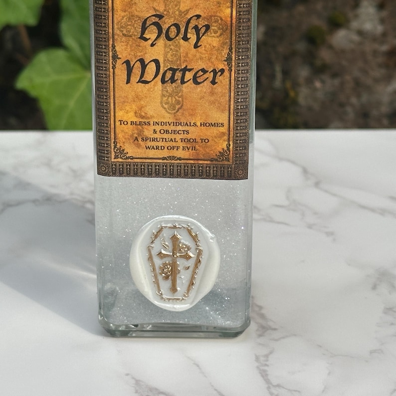 Holy Water | Color Changing Decorative Potion Bottle | Halloween Gothic ...