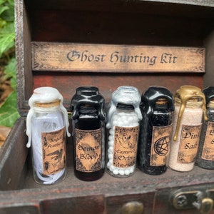 Ghost Kit | Magical Apothecary Potion Bottle | Dark Magic Potion ...