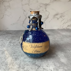 Werewolf Potion | Decorative Potion Bottle | Fantasy Wizard Bookshelf ...