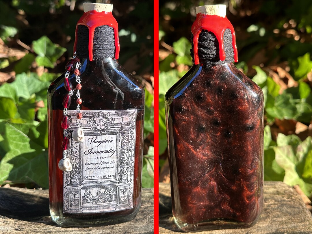 Vampire's Immortality | Magical Apothecary Potion Bottle | Witch and ...
