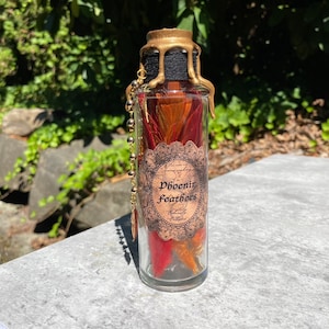Phoenix Feathers | Potion Ingredient | Magical Apothecary Potion Bottle ...