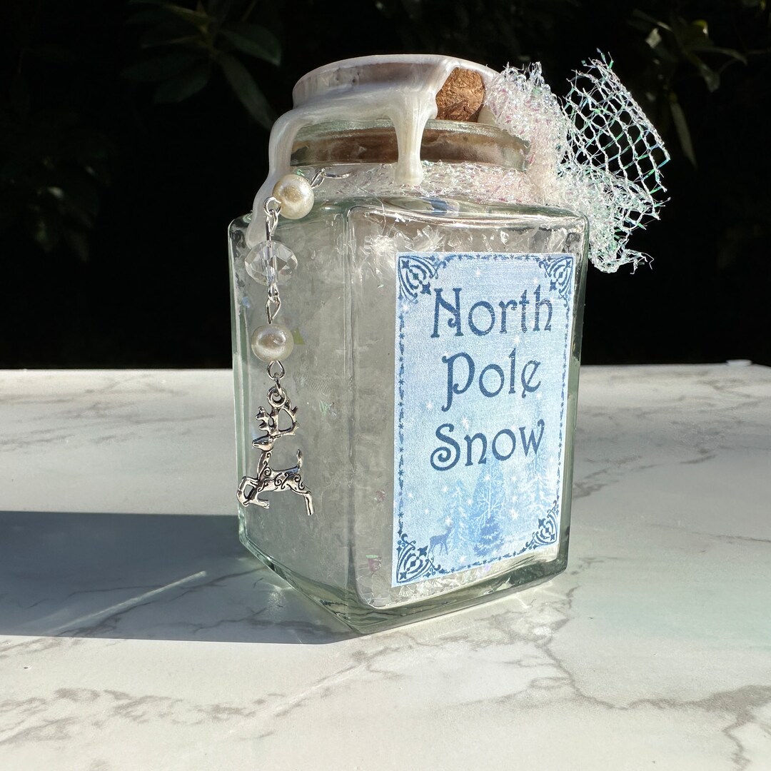 North Pole Snow | Decorative Potion Bottle | Christmas Potions Decor ...