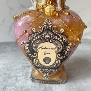 Aphrodite | Greek Mythology Decorative Potion Bottle | Altar Decor ...