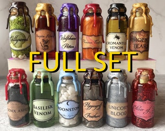 Halloween Potion Bottle Set - Etsy