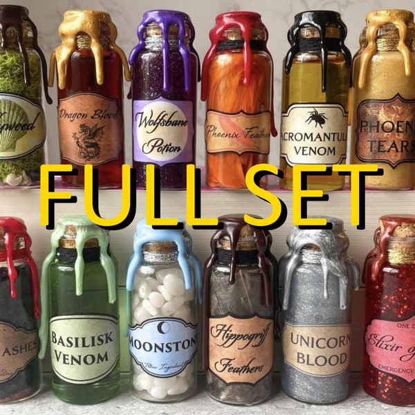 Mini Potion Bottles - Etsy