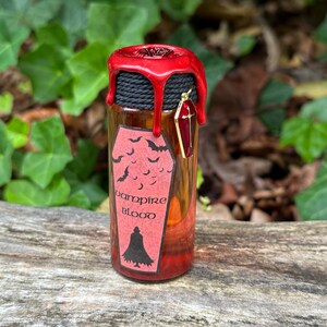 Vampire Blood DICE Potion | Color Changing TTRPG Bottle | Halloween ...