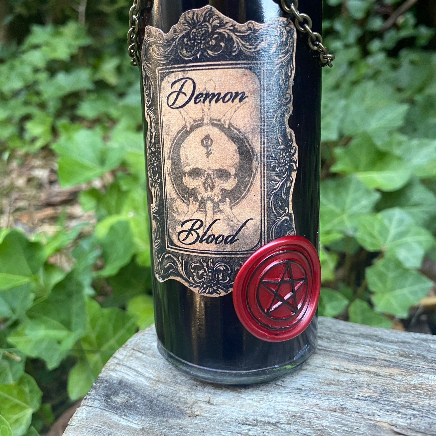 Demon Blood | Decorative Potion Bottle | Halloween Horror Gothic Decor ...