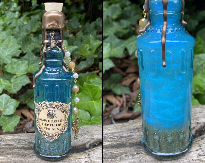 Amphitrite Goddess of the Sea Decor Potion Bottle Color - Etsy