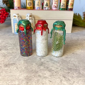 MINI Christmas Potions | Decorative Potion Bottle | Holiday Santa Decor ...