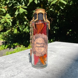 Phoenix Feathers | Potion Ingredient | Magical Apothecary Potion Bottle ...