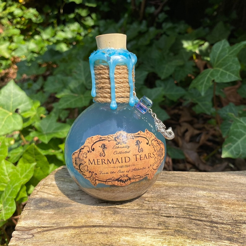 Mermaid Tears | Decorative Color Changing Potion Bottle | Fantasy ...