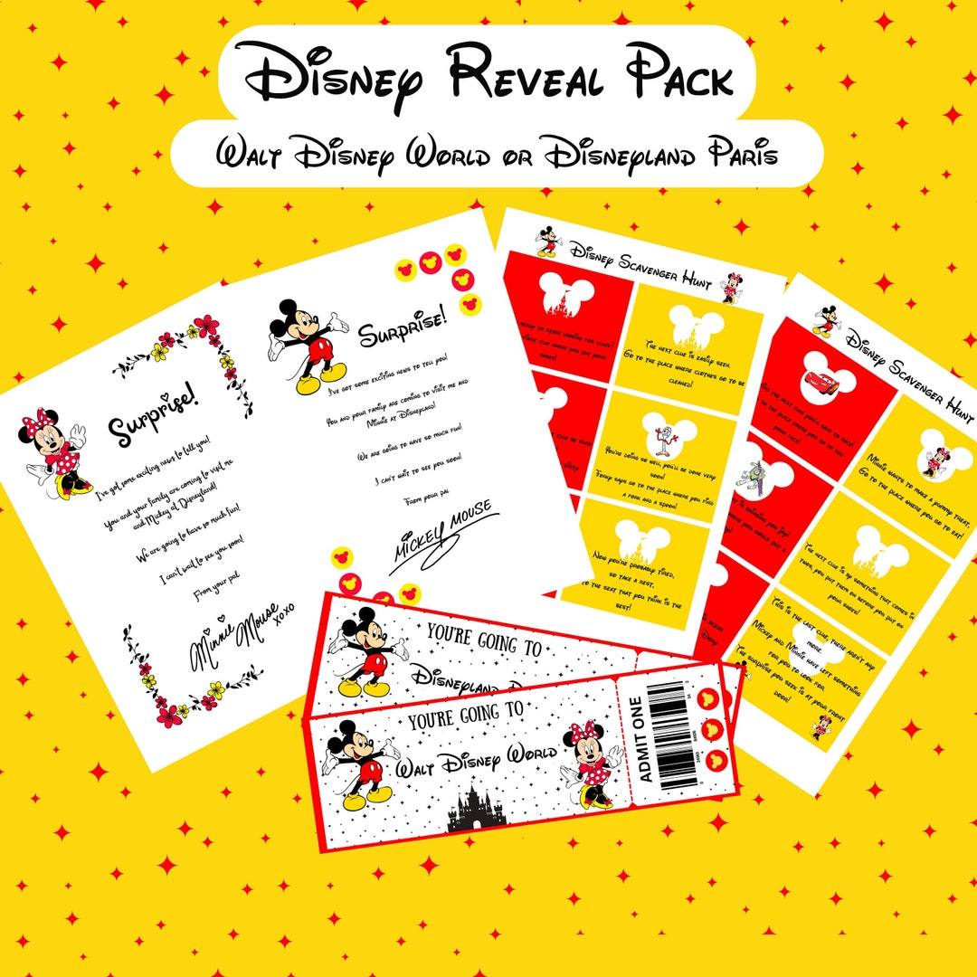 Instant Download Reveal Package Scavenger Hunt Letter - Etsy
