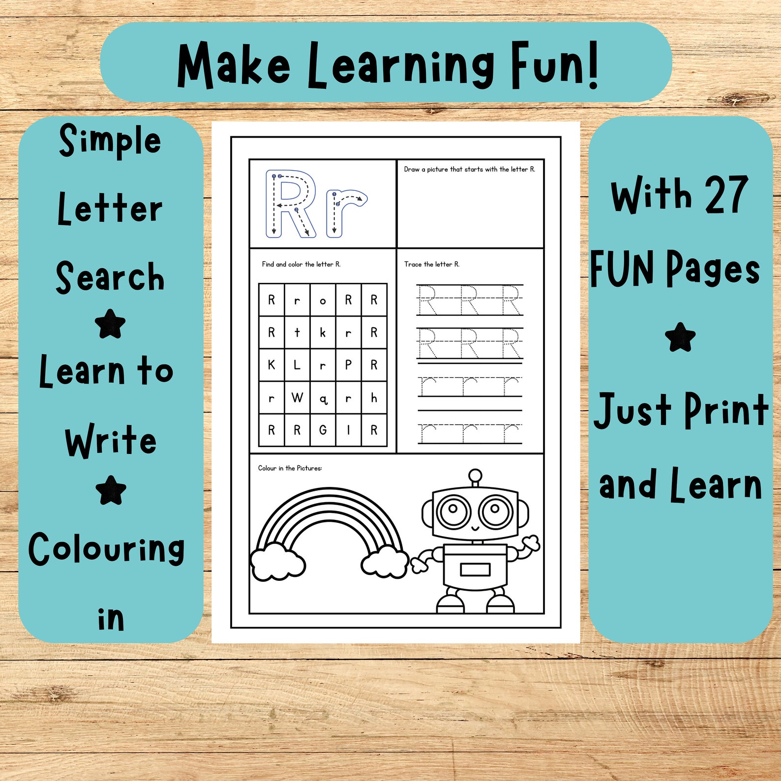 Printable Alphabet Activity Sheets - for Toddlers Preschool ...