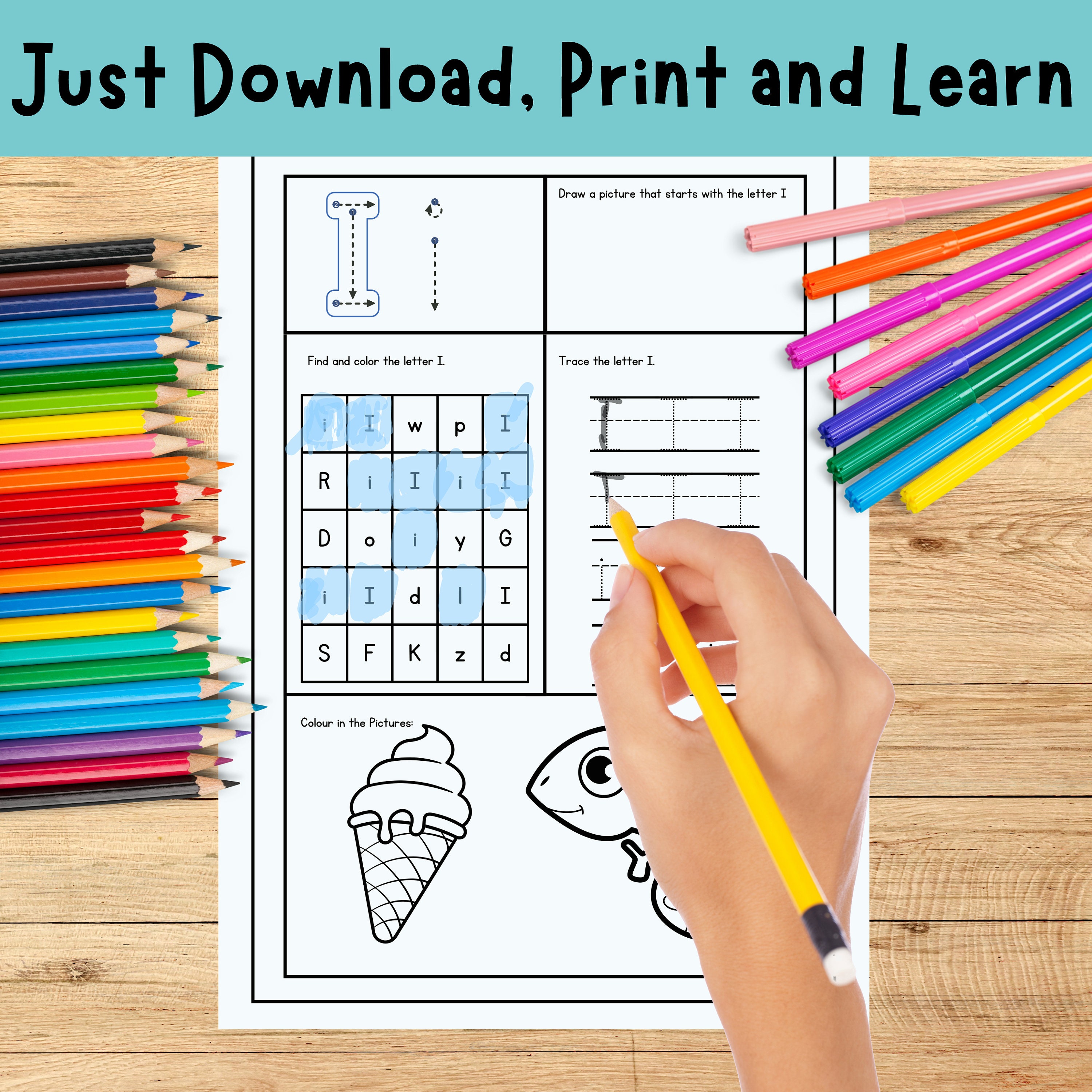Printable Alphabet Activity Sheets - for Toddlers Preschool ...