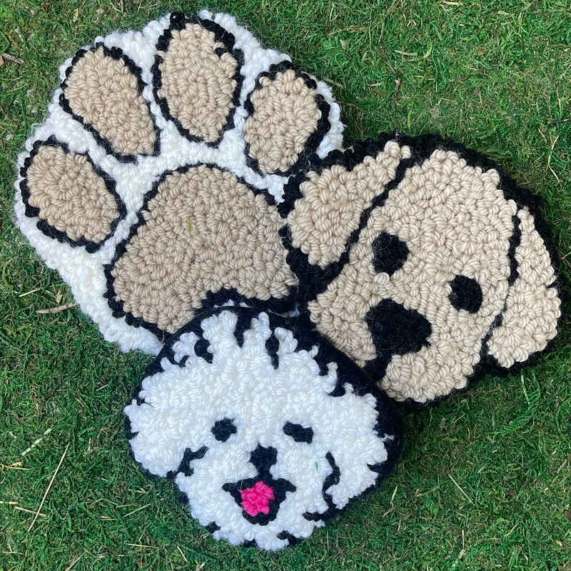 Punch Needle Dog - Etsy