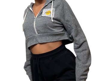 Lakers Crop Hoodie - Etsy